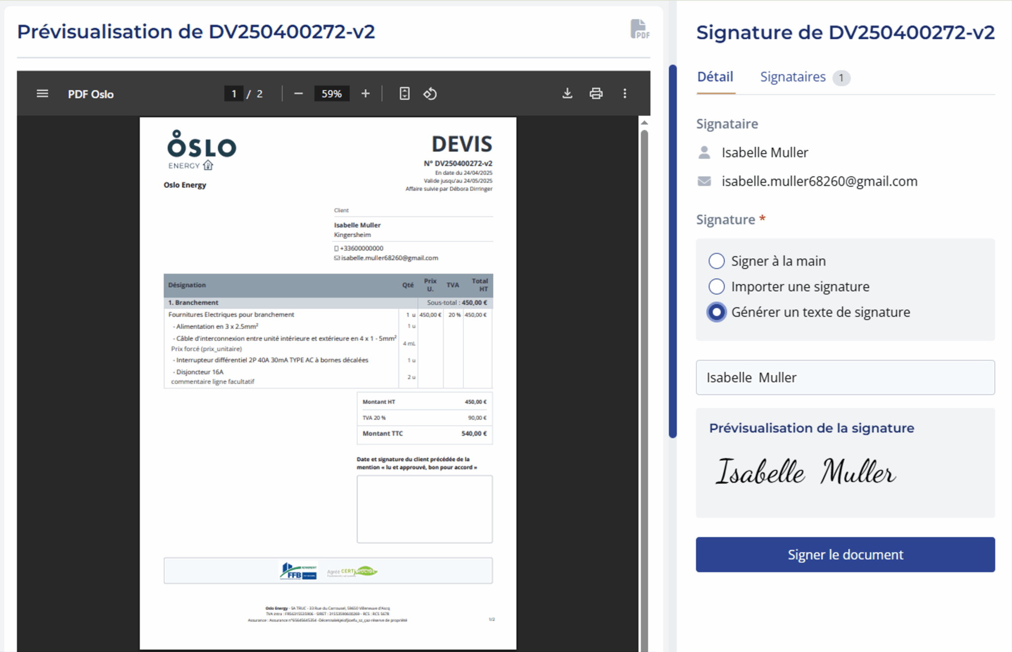 Logiciel devis factures pour les artisans et TPE du bâtiment - Tomas